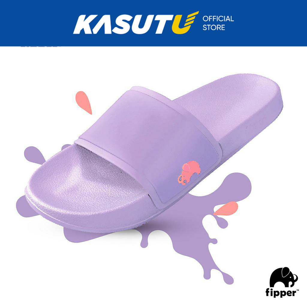 Fipper Kids Slip On Candy Purple | Kasut U S2VVP01 | Selipar Budak ...