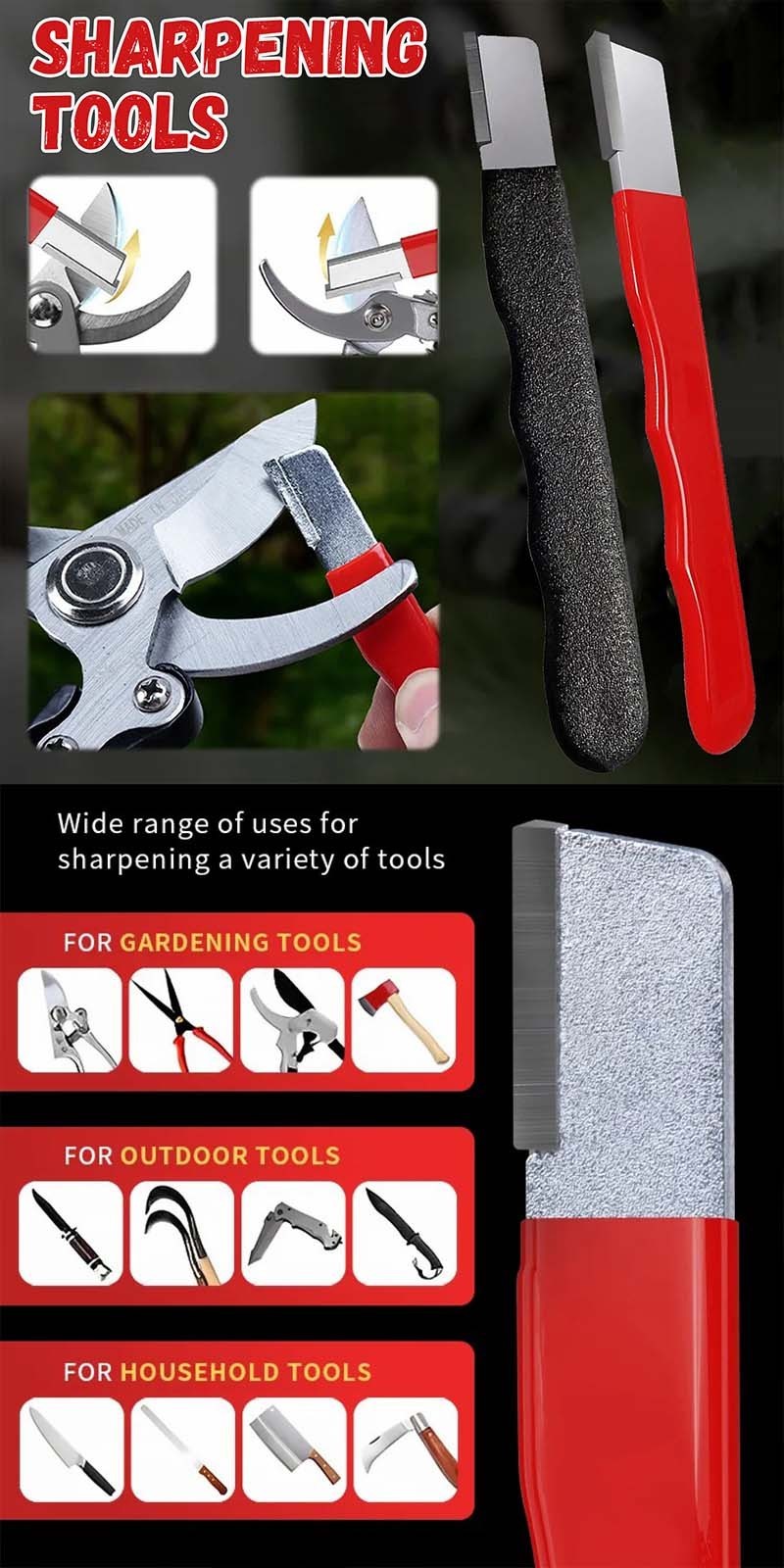 1/2PCS 3-In-1 Kitchen Cutter Grinding Tools - Manual Quick Grinding Sharpeners - Handheld ...