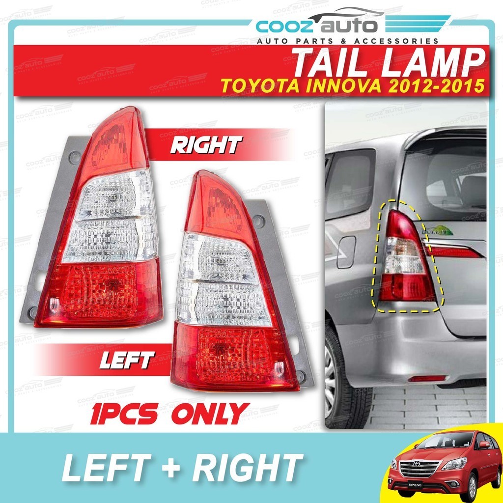 Toyota Innova 2012 - 2015 Car Rear Left & Right Side Taillight Taillamp ...