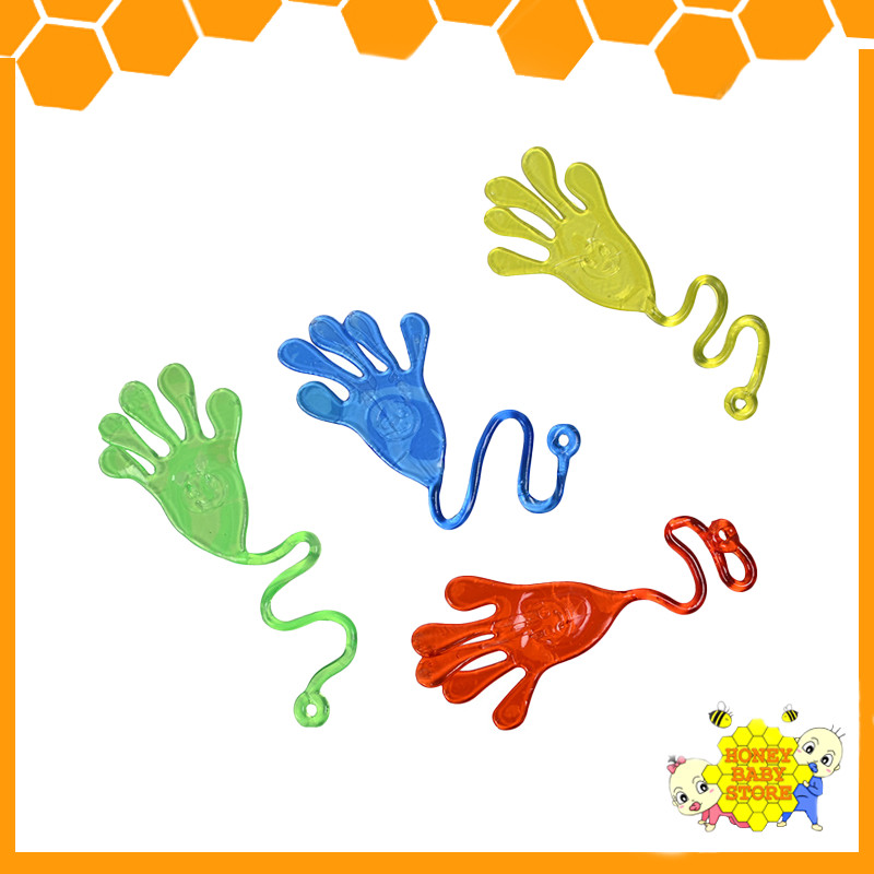 Kids Elastic Slap Hands Palm Toy Flexible Sticky Hand Palm Toys ...