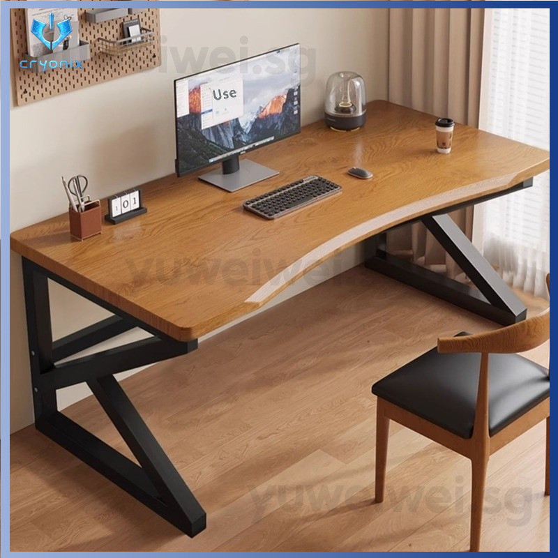 Solid Wood Computer Table Desktop Desk Study Table Writing Desk Office ...