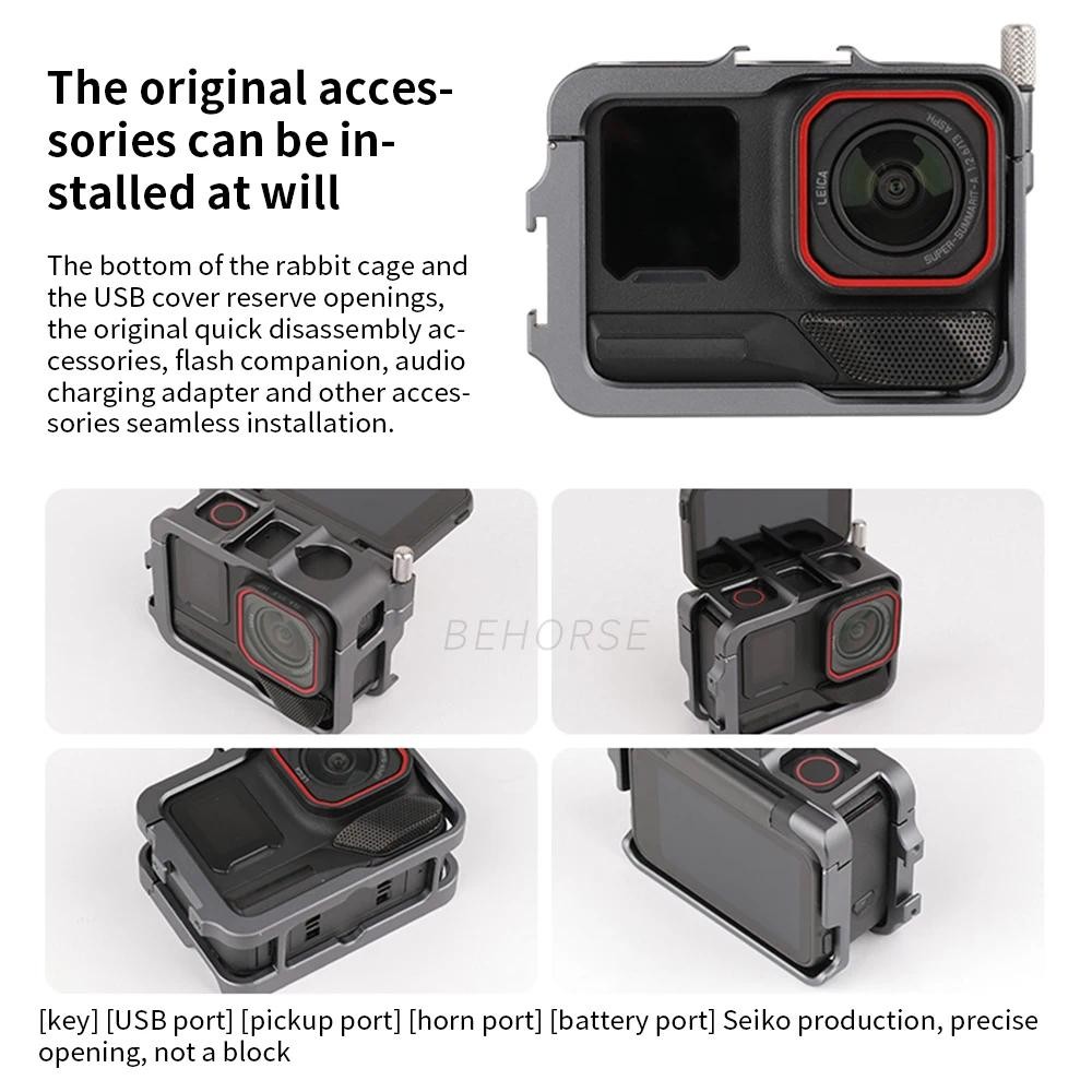 Metal Rabbit Cage For Insta360 Ace Pro 2/Ace Pro/Ace Camera Protective ...