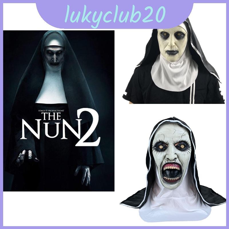 Get Ready To Scare The Conjuring 2 Horror Nun Latex Mask For Fancy ...