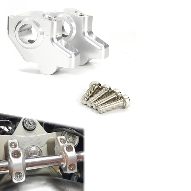 For Yamaha XJR 1200 VMX 12 Vmax SR400 YZ250 WR400F WR250F XT225 Offset 22mm 7/8" Handle Bar ...