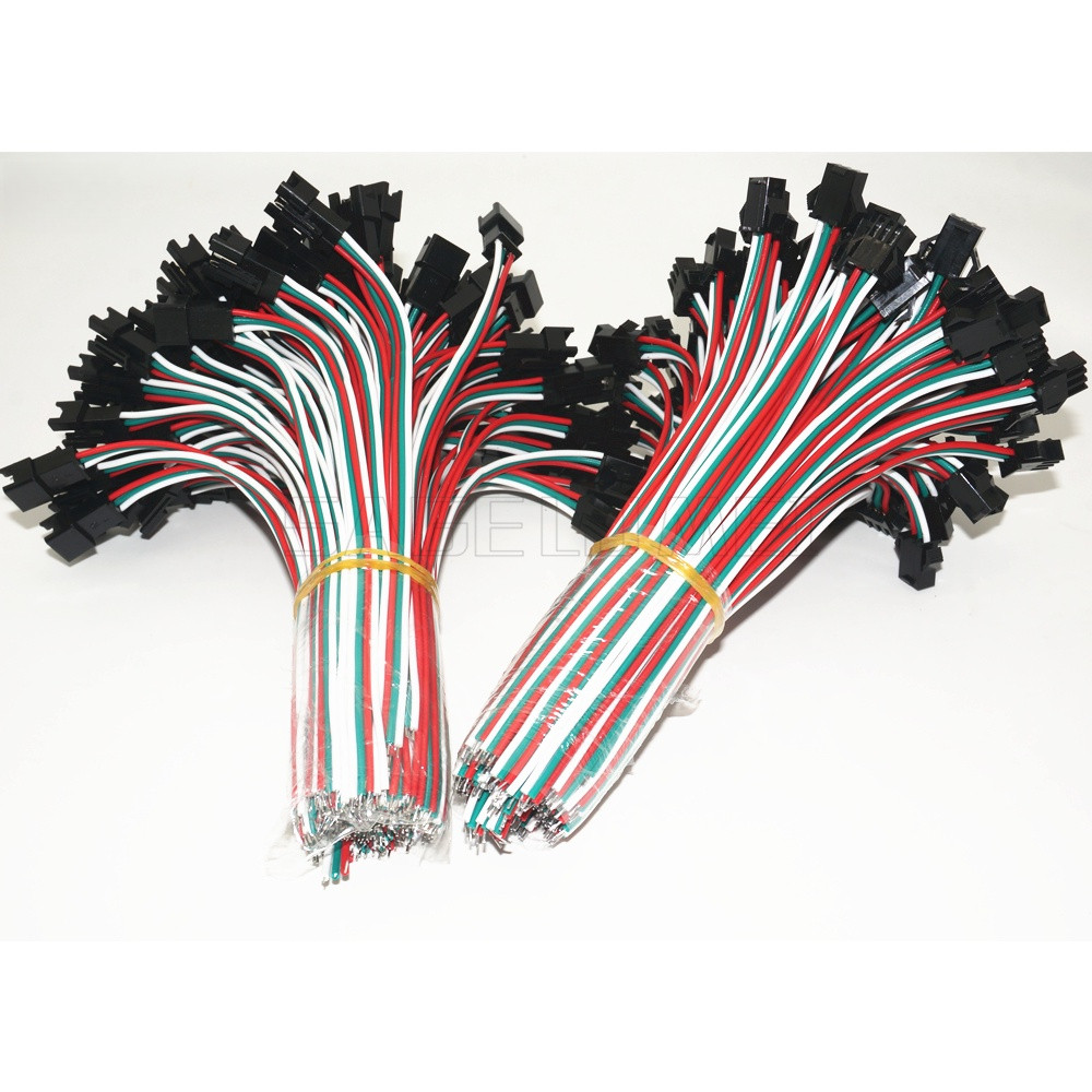 10 pairs 2pin 3pin 4pin 5pin 6Pin led connector Male/female JST SM 2 3 4 5 6Pin Plug Connector ...