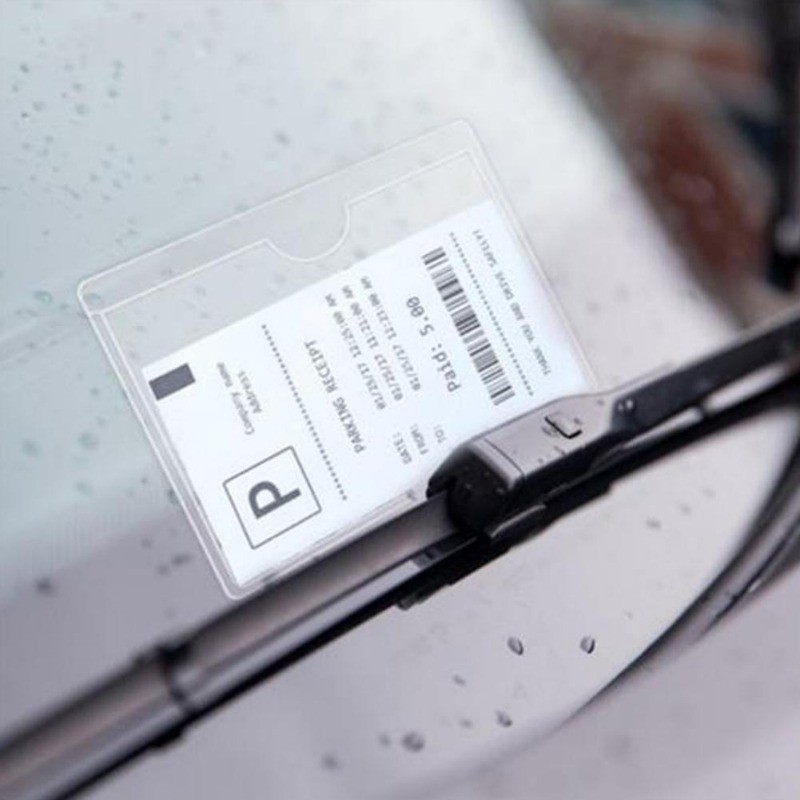 Car Windshield Card Protective Cover Self-Adhesive Waterproof Parking ...
