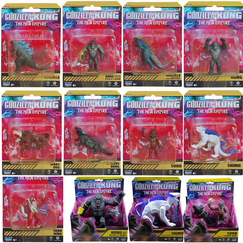Godzilla Kong New Empire 2024 Action Figure Shimo Suko Doug Skar King ...