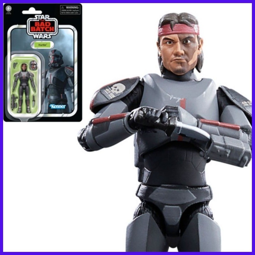 STAR WARS THE VINTAGE COLLECTION TVC HUNTER CLONE COMMANDO BAD BATCH ...