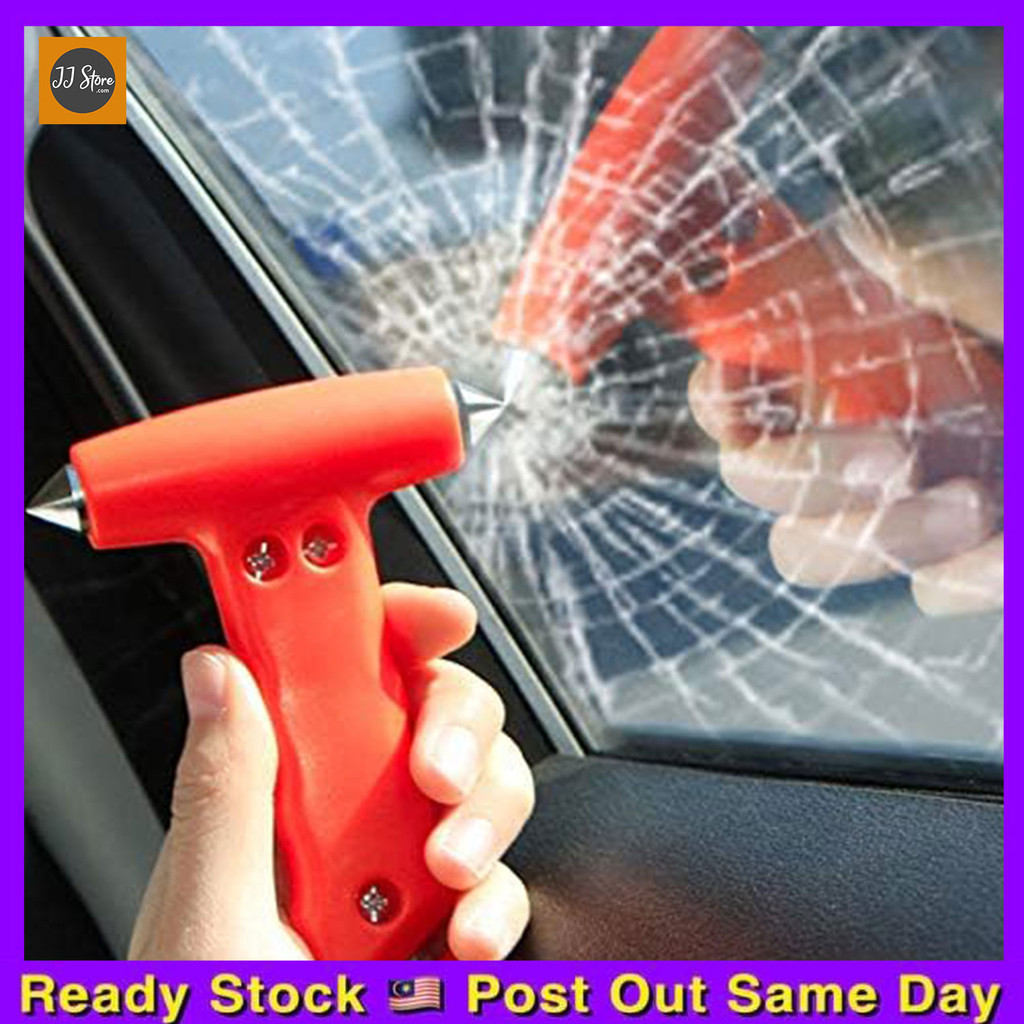 3 IN 1Safety Hammer Glass Breaker Tool Emergency Car Window Breaker ...