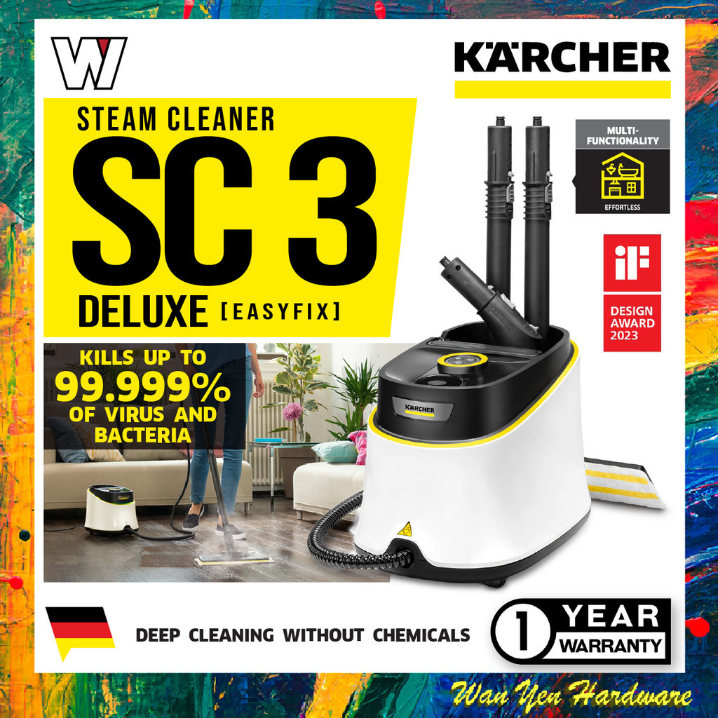 Karcher SC3 Deluxe Steam Cleaner / High Pressure Karcher Steam Cleaner ...