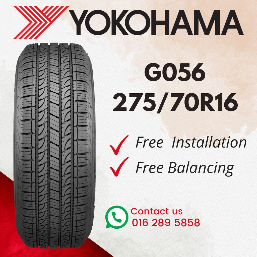 2757016 275-70-16 275/70R16 275 70 16 YOKOHAMA AT HT 4x4 G056 TYRE TIRE TAYAR 4X4 | Shopee Malaysia