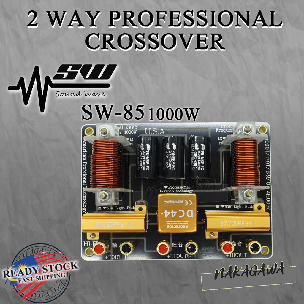 SOUNDWAVE SW-85 / SW-95 CROSSOVER BOARD 1000W / 1200W TREBLE BASS ...