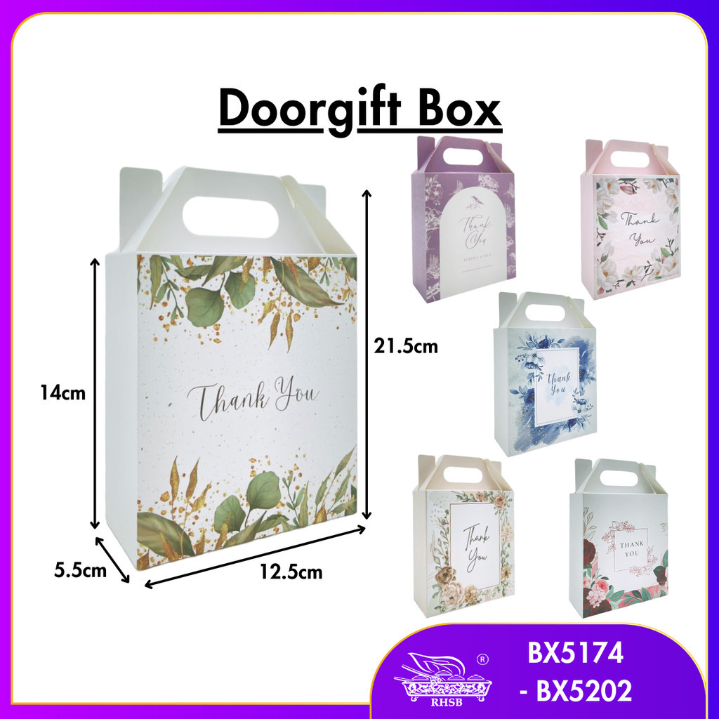 50PCS BAHULU BOX / DOORGIFT BOX / GOODIES BOX / WEDDING SOUVENIR BOX ...