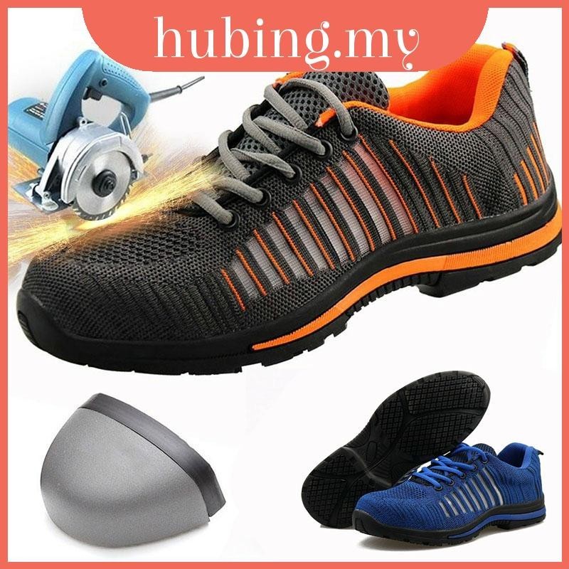 Men's Work Safety Indestructible Shoes Steel Toe Bulletproof Midsole ...