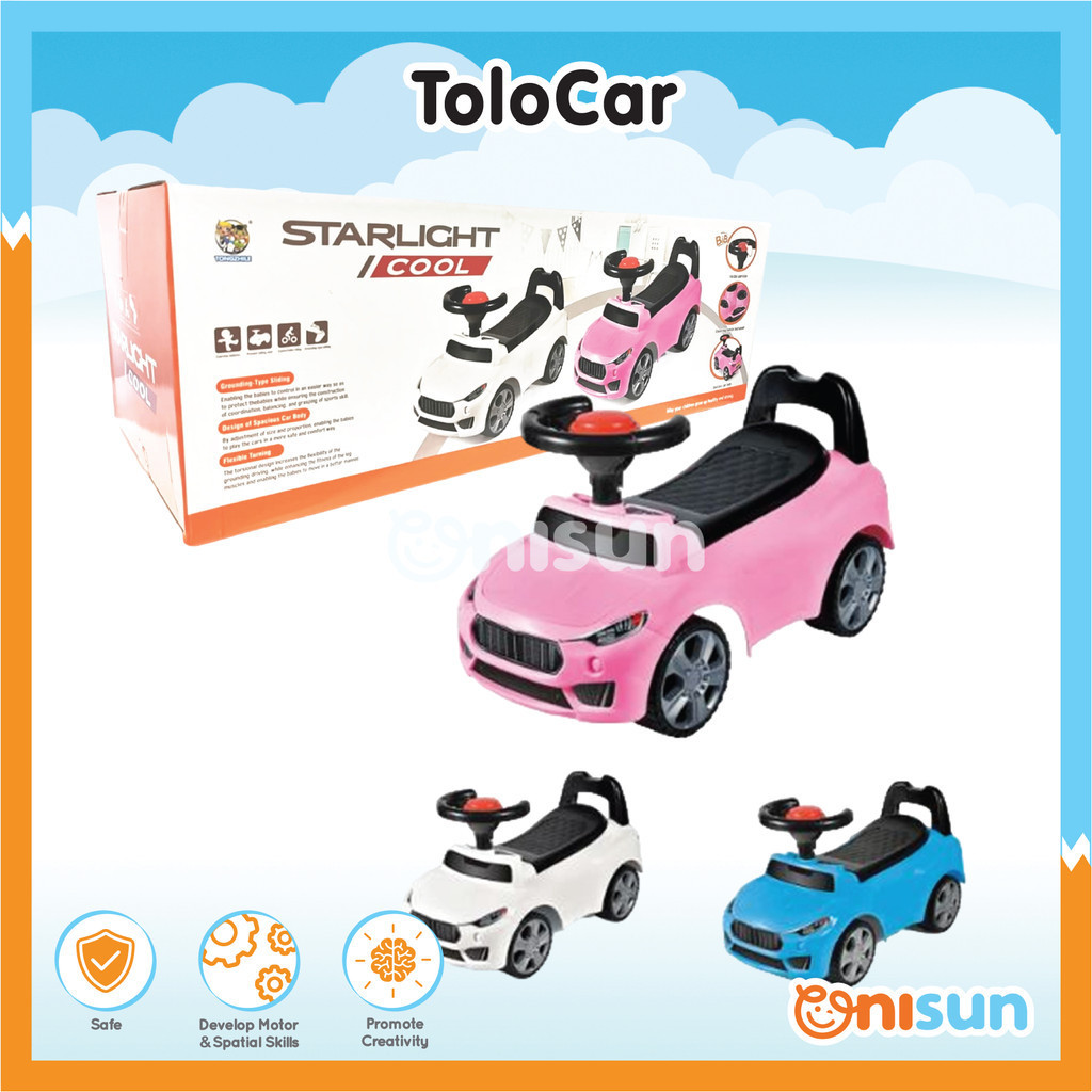 Kid's Cute Ride-On Tolocar with Honk Toy (Mainan Tolocar) | Shopee Malaysia