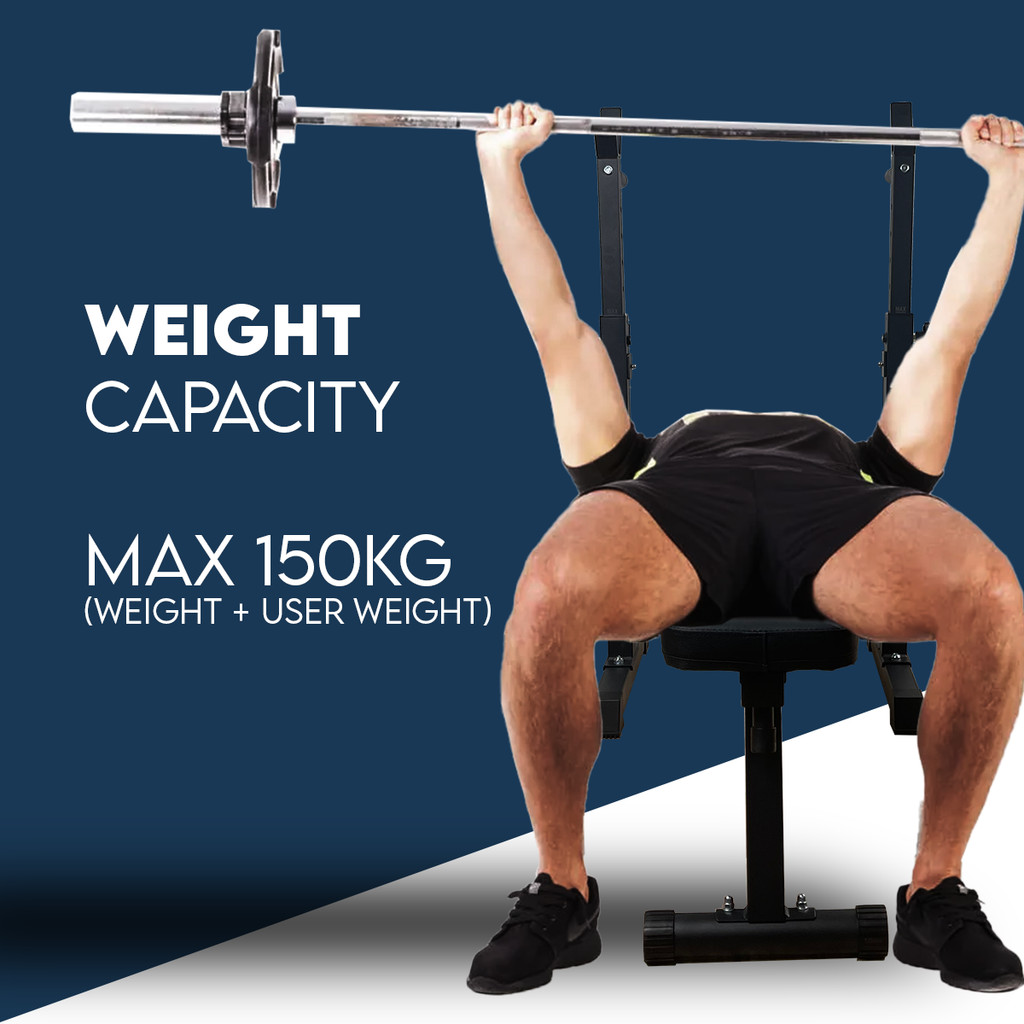 Vigor Fitness Foldable Barbell Press Weightlifting Bench With dip BP4 ...
