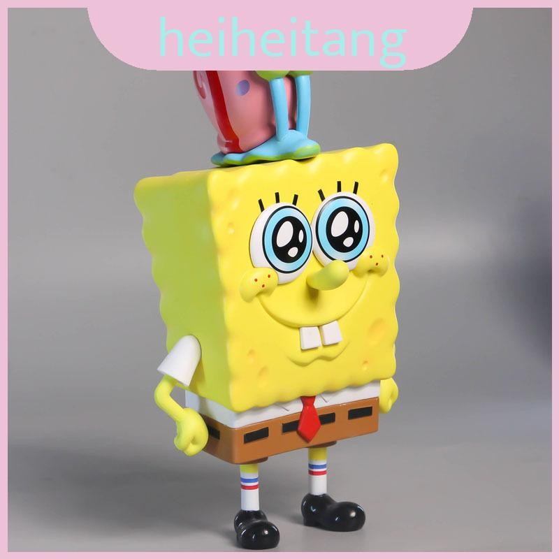 Spongebob Playful Squarepants Pvc Figure Adorable Snail Decor With ...