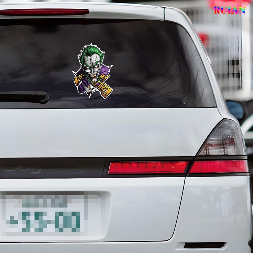 JOker Fun Car Stickers for Car Modification Window Rear Windshield Door ...