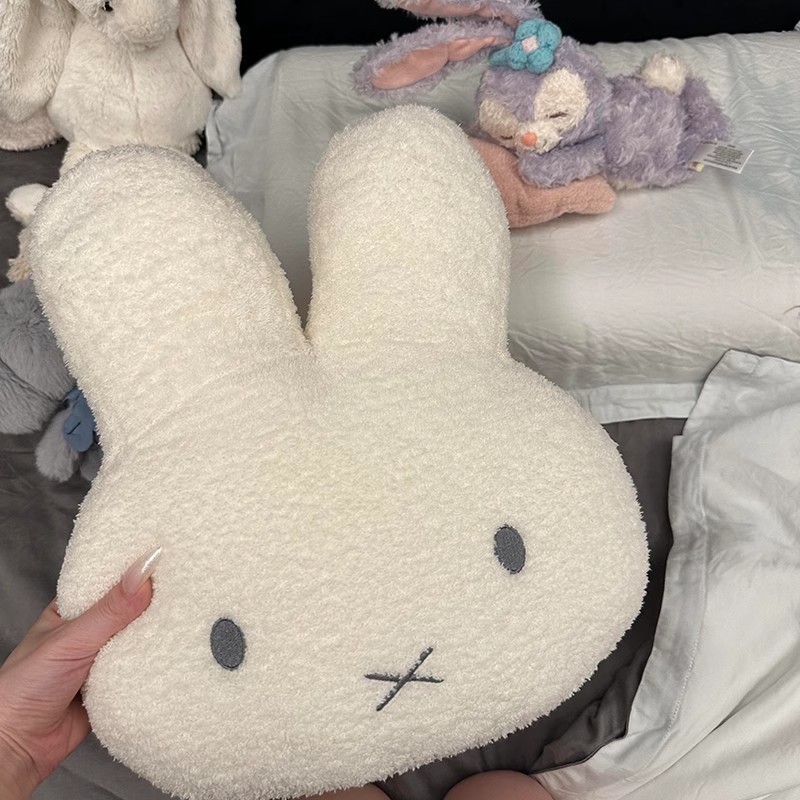 Cute Miffy Plush Warm Hand Pillow Cartoon Rabbit Stuffed Toy Soft ...