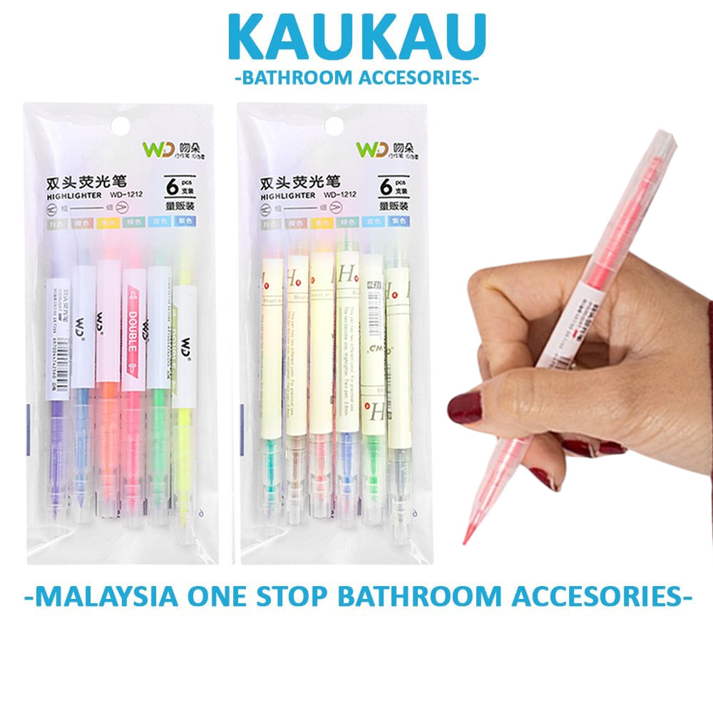 KAUKAU Creative Light-Colored Kids Focus Note-taking With Double-Ended ...