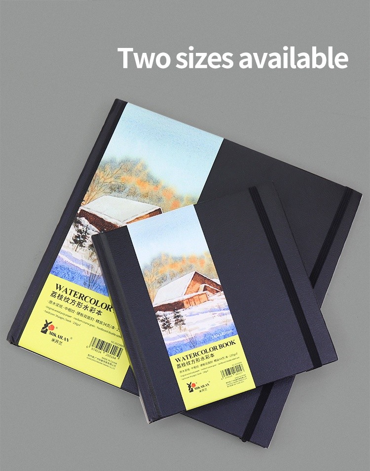230g Watercolor Book Medium Coarse Grain Water Color Paper 34/44Sheets ...