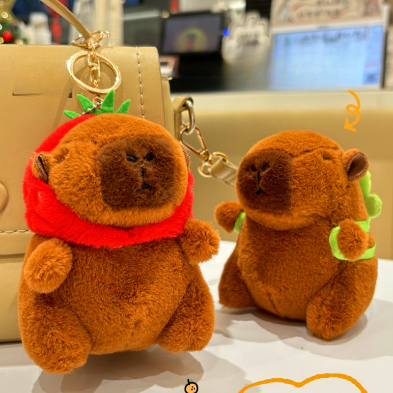 Kapi doll Bara keychain pufferfish plush pendant silly and cute girl ...