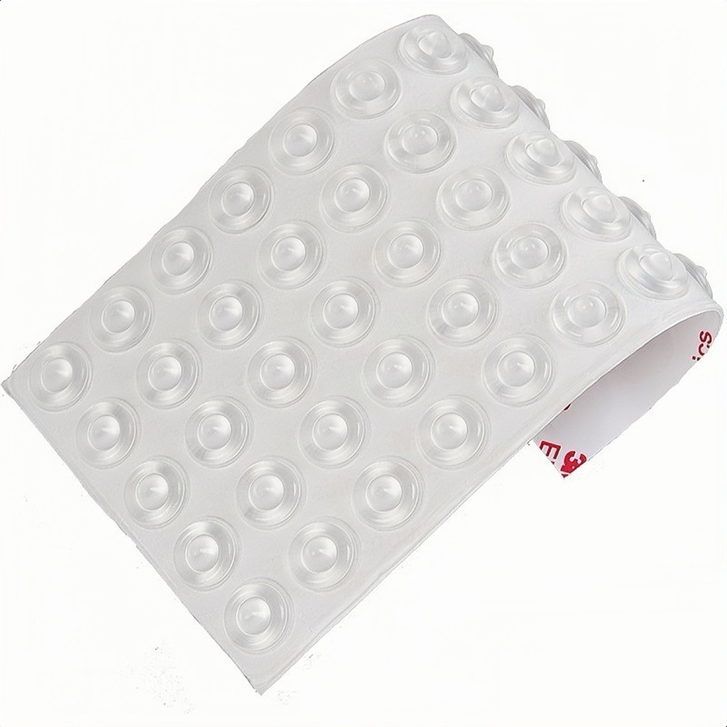 Clear Self Adhesive Rubber Bumper Pad Plastic Cushions Door Stopper ...