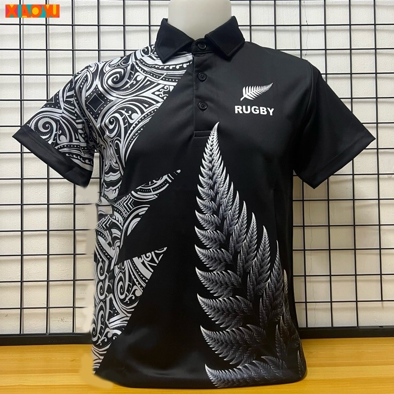 Jersi Ragbi Vintage All Blacks Maori [KAIN TEBAL] | Shopee Malaysia