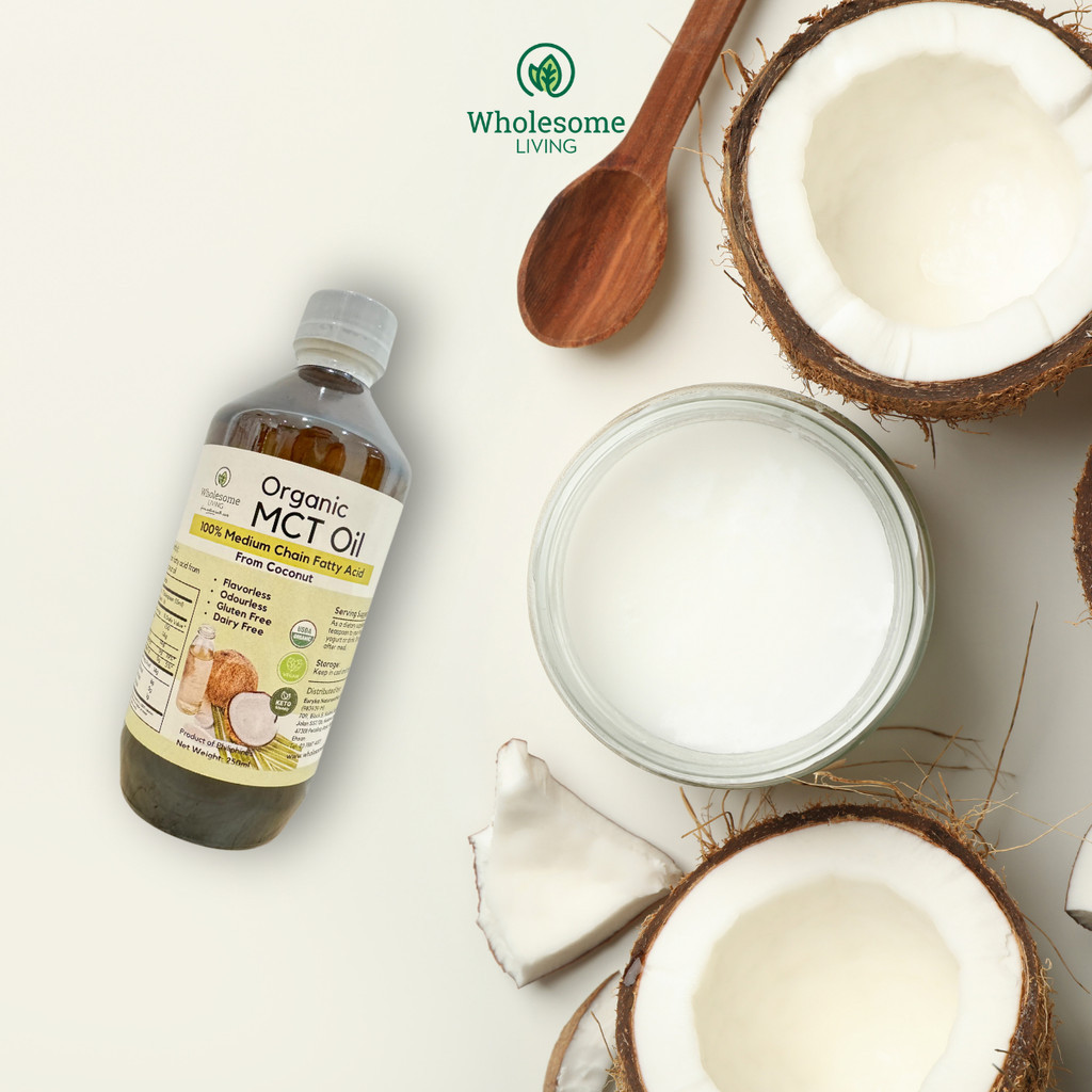 Wholesome Living Organic MCT Oil 250ml | Shopee Malaysia