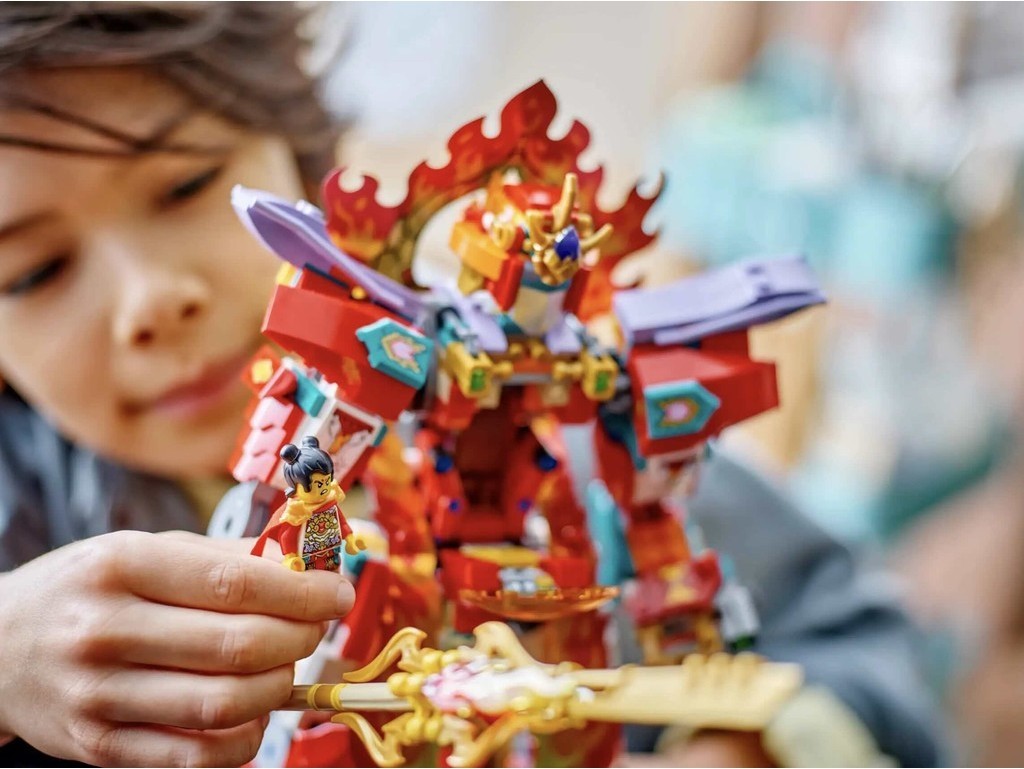 LEGO 80057 Nezha's Ring of Fire Mech | LEGO Monkie Kid | Shopee Malaysia