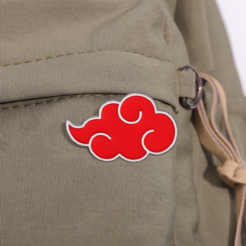 Naruto Akatsuki Brooch Pin Konoha Village Ninja Uzumaki Uchiha ...
