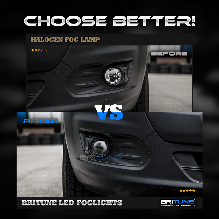 Low Beam LED 3 Inch Fog Lamp For Ford Focus MK2 MK3 /Fiesta/Ranger/S ...