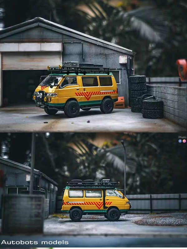 Mitsubishi Delica off-road modified vehicle Autobots Models 1:64 Delica ...