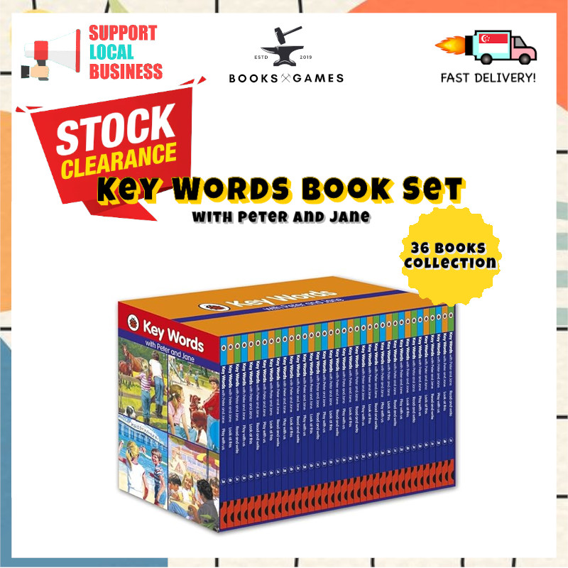 Ladybird Key Words with Peter and Jane Box Set (36 Books) | Shopee Malaysia