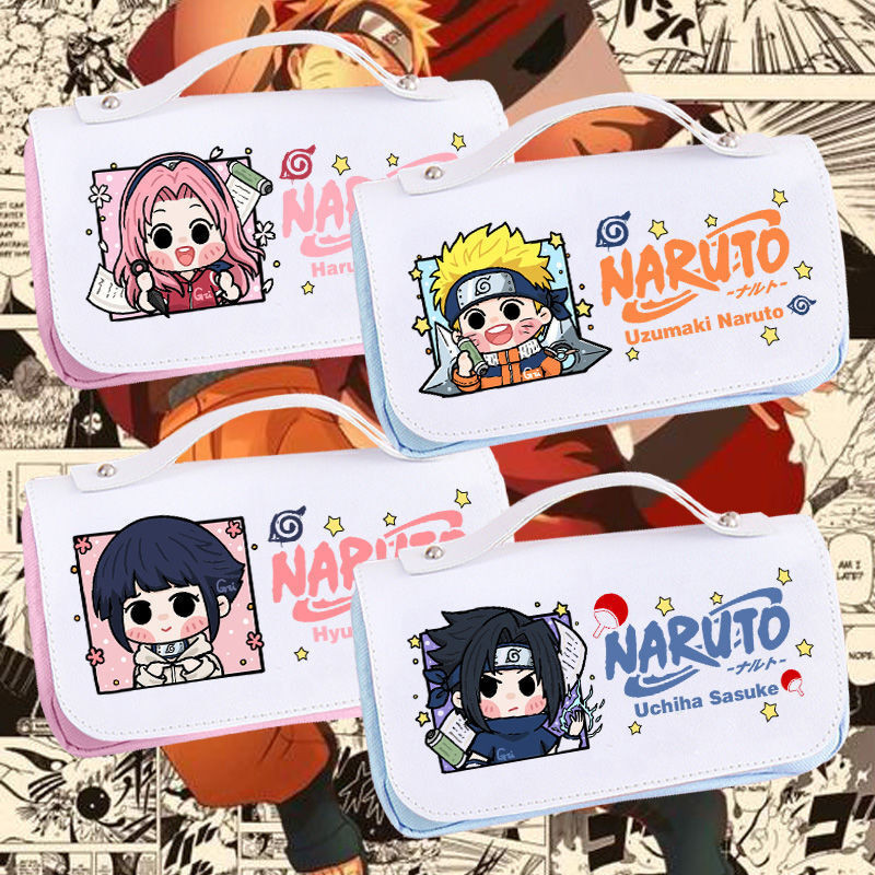*Naruto peripheral pencil case, large capacity student stationery box ...