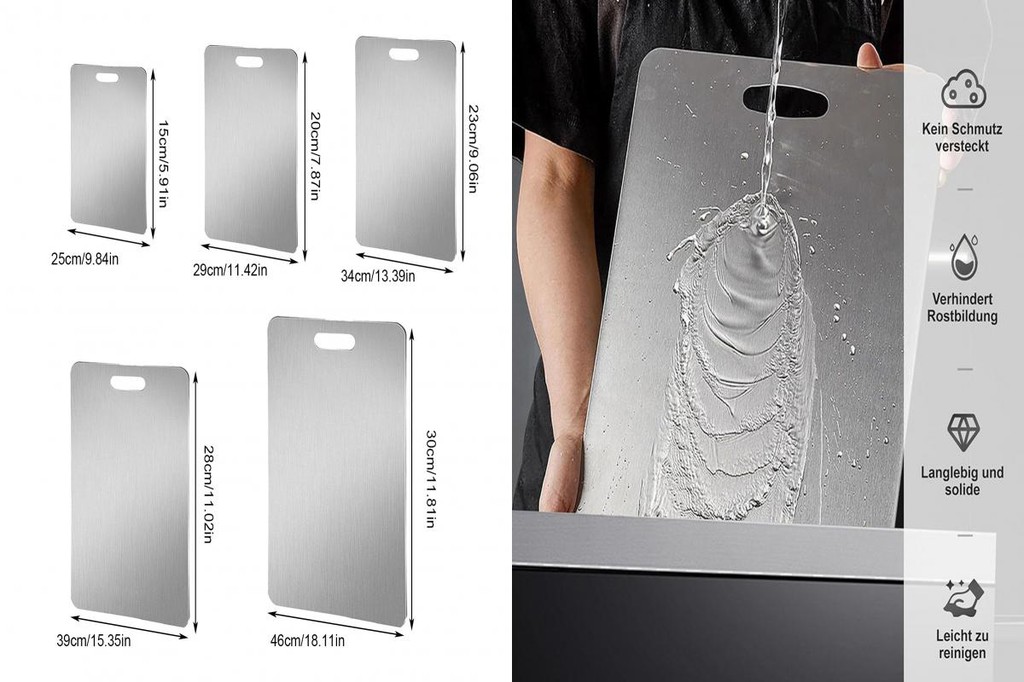 Titanium Cutting Mat Stain-resistant Cutting Board Premium Titanium ...