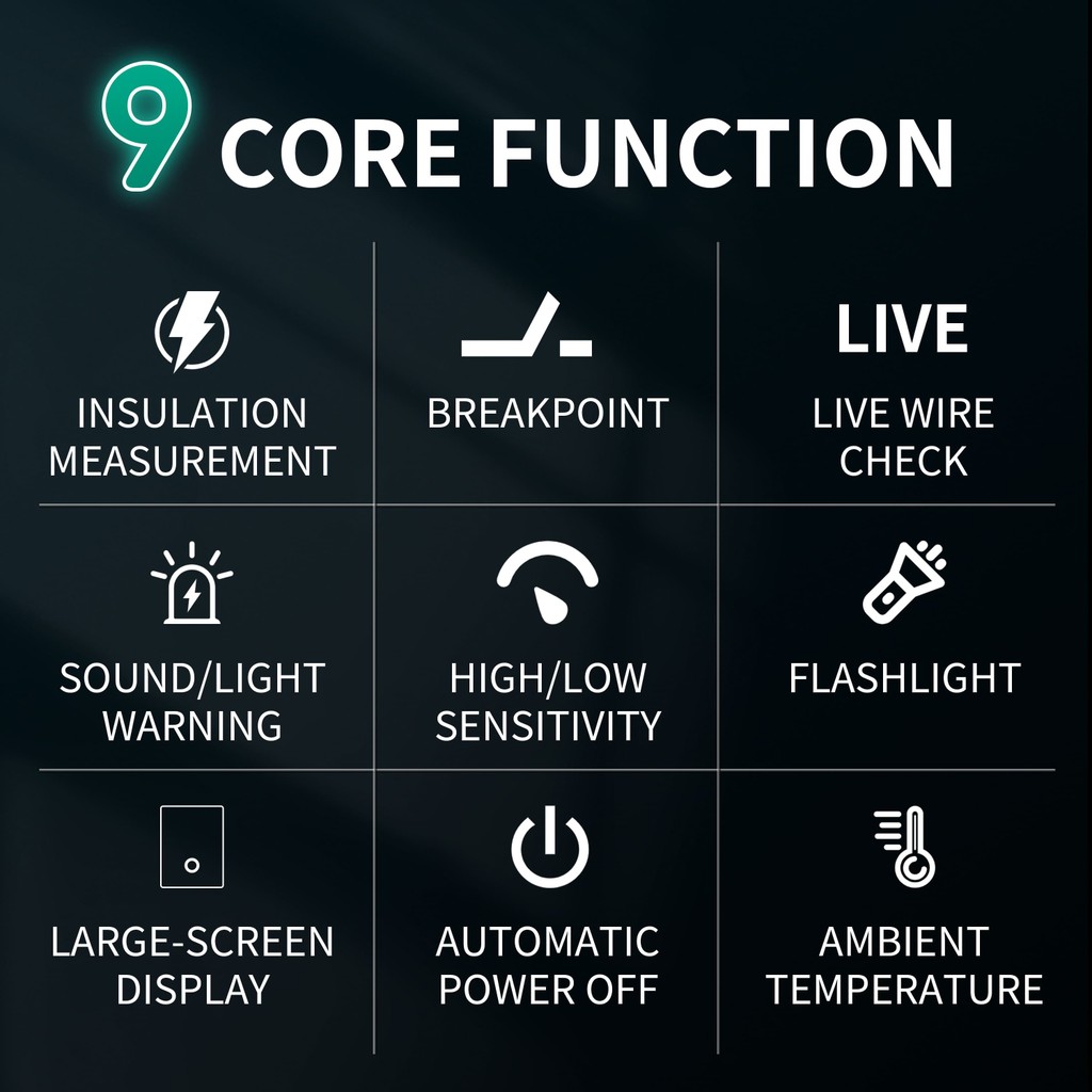12-1000V Non-Contact Handheld Test Pencil Electrical Test Pen Live Wire ...