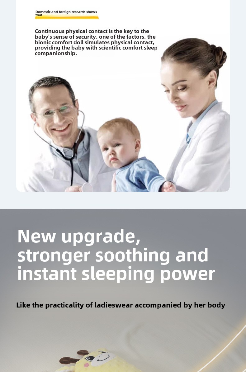 Baby Patter for Sleep, Plush Toy Patting Hand for Baby Sleep, Automatic ...