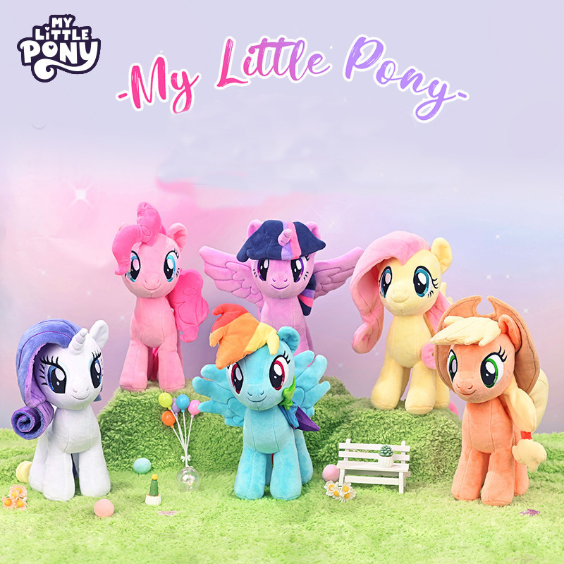 My Little Pony Series Plush Toys Pony Doll Soft Cartoon Horse Stuffed ...