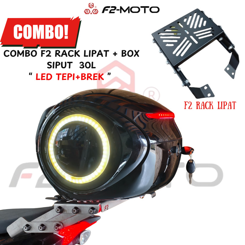 Box Siput Led Tepi+Brake COMBO SET F2 Rack Lipat 35L Y15/Y16/LC135/RSX ...