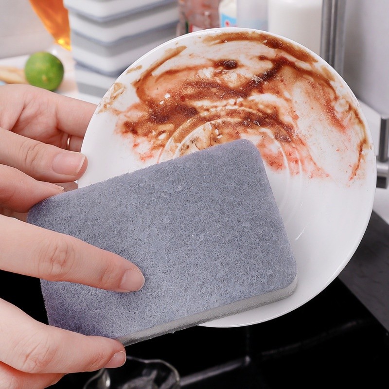[ Featured ] Sink Wall Scouring Pad / Oil Stains Removal Wipe Rag ...
