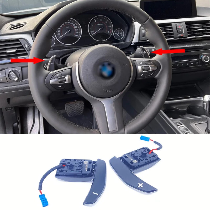 Steering Wheel Shifter Paddle For BMW F20 F22 F30 F32 F48 F25 F26 Car ...