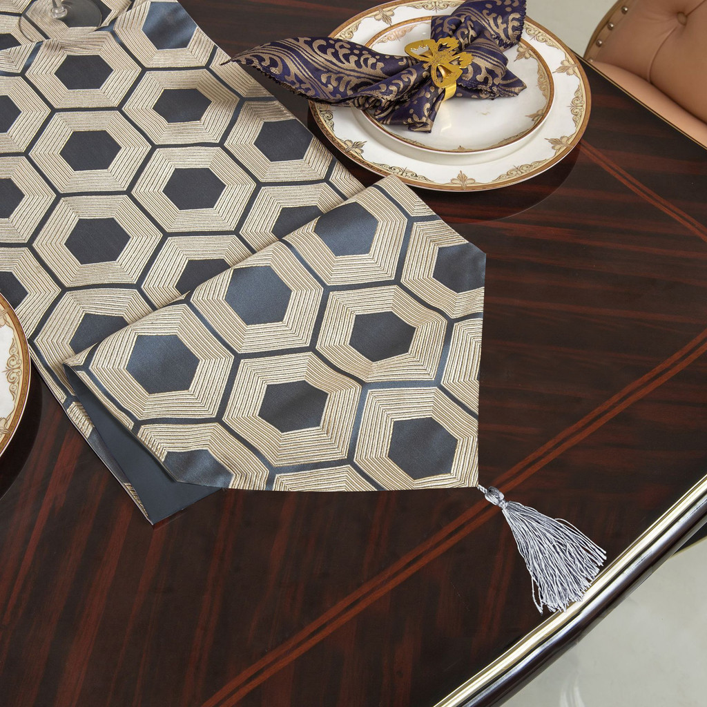 Romantika Table Runner with Tassel 2m Luxury Style Table Cloth Wedding ...