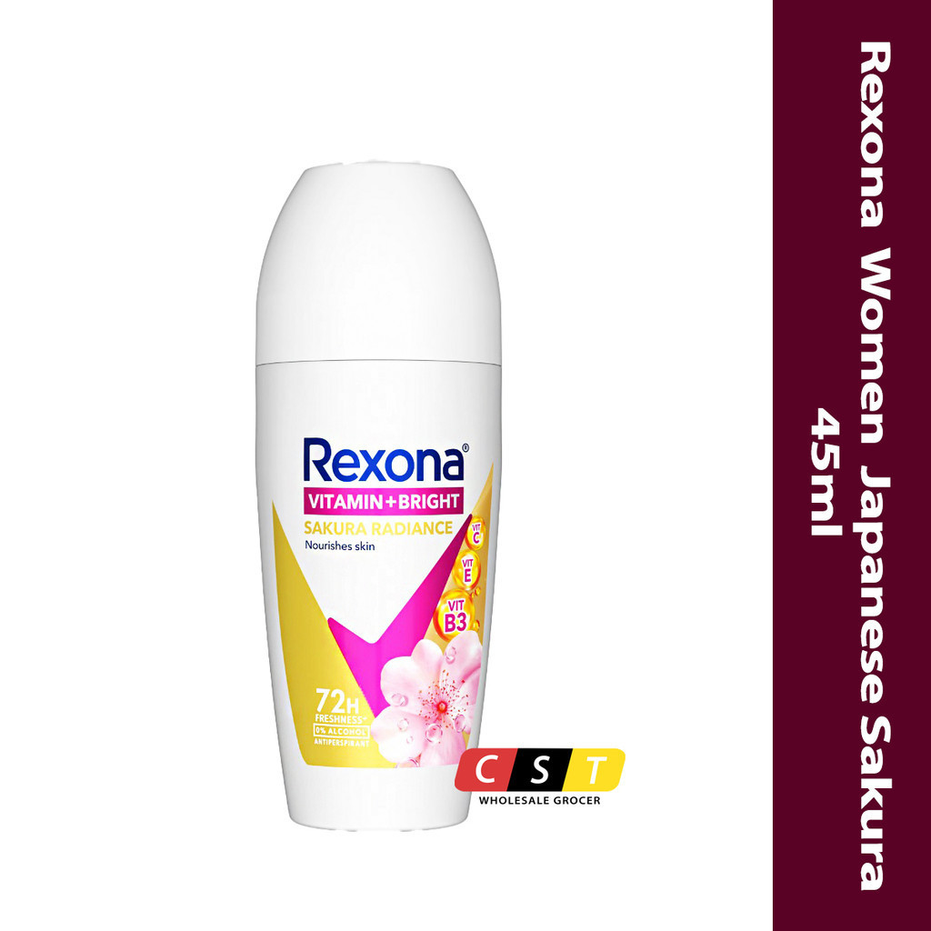 Rexona Deodorant Roll On Women Sakura Radiance 45ml | Shopee Malaysia