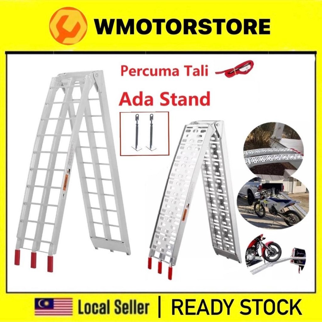 Ramp Ladder Bike Motorcycle Tangga Naik Motor ATV 4x4 HILUX FORK RANGER ...