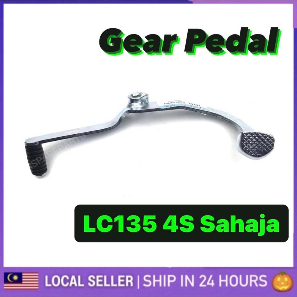 YAMAHA LC135 135LC LC 135 V1 V2 V3 V4 V5 V6 V7 (4S) GEAR LEVER GEAR PEDAL BLACK 4SPEED USE lc4s ...
