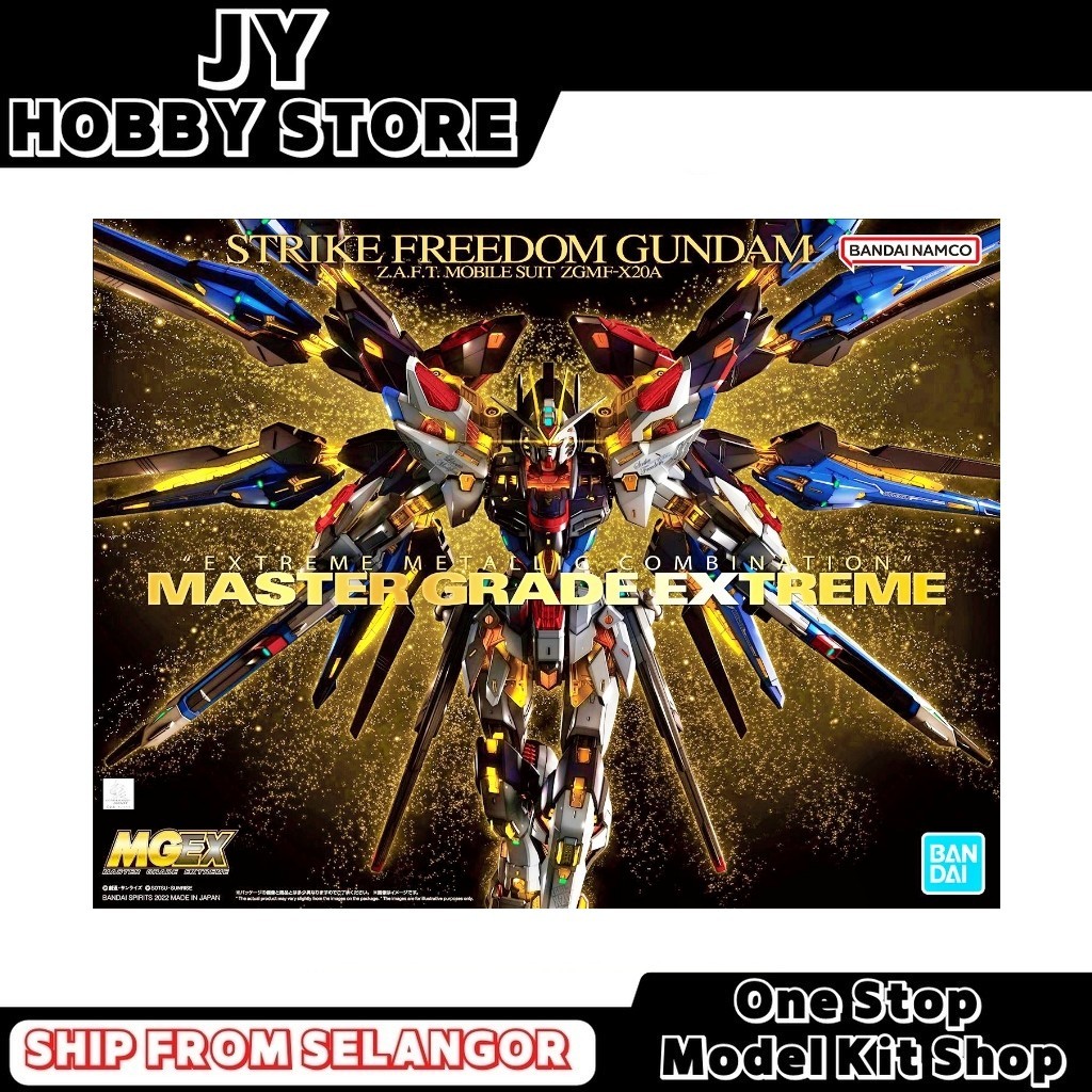 Bandai MGEX 1/100 Strike Freedom 63368 Gundam Gunpla SF MG Strike ...