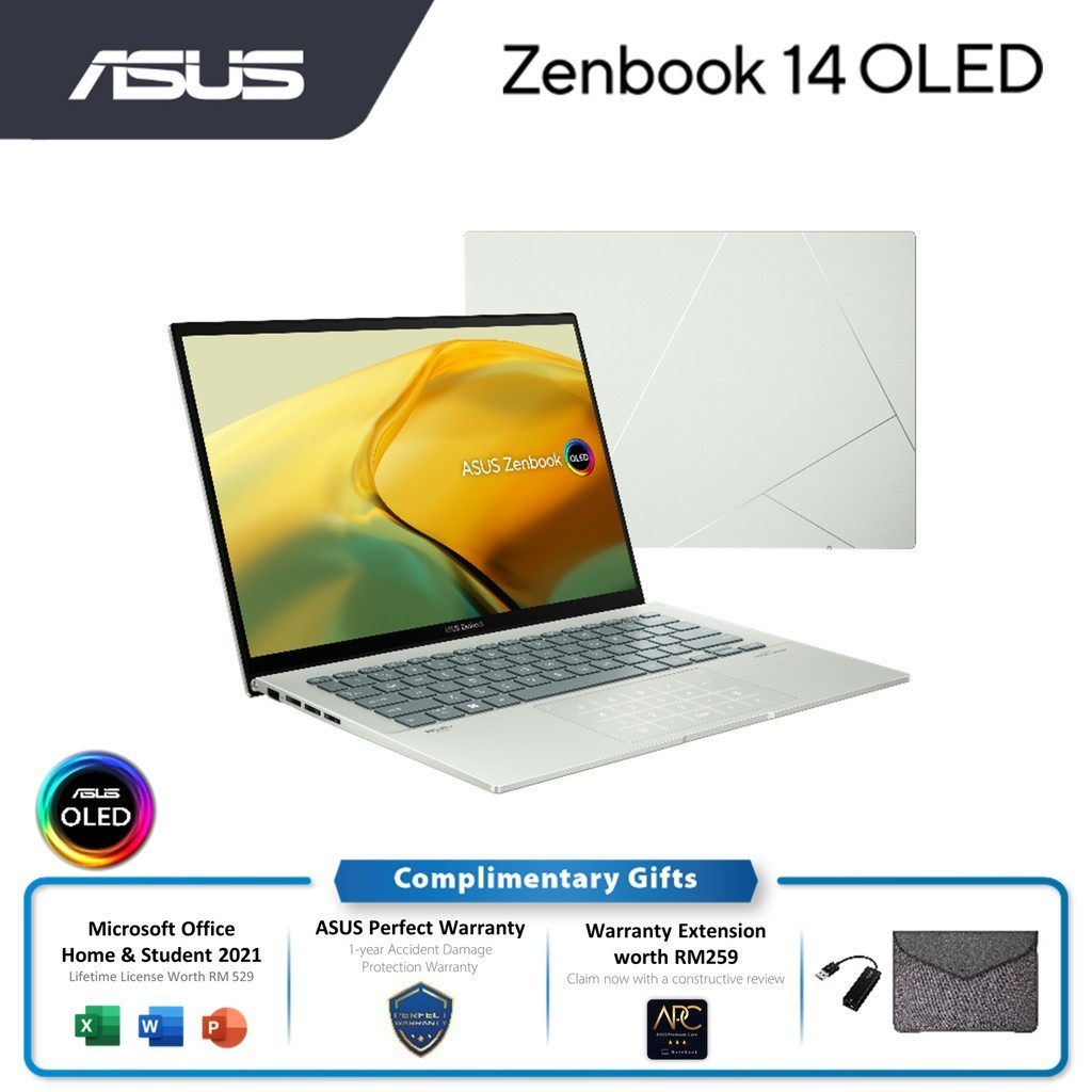 Asus Zenbook 14 OLED UX3405M-APP245WSM/ UX3405M-APP246WSM Notebook (CU5 ...
