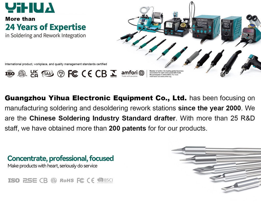 [Luminense] YIHUA Solder 100W 928D-I 100W Digital Electric Soldering Iron Temperature Adjustable ...