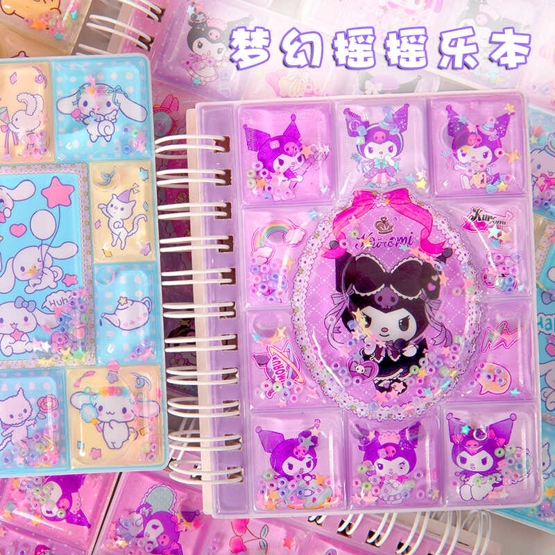 Sanrio Quicksand Book Shake Shake Book Notebook Color Handbook Mini ...